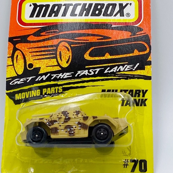 Mattel | Toys | Matchbox Military Tank Beige Camouflage 7 Mattel 994 ...